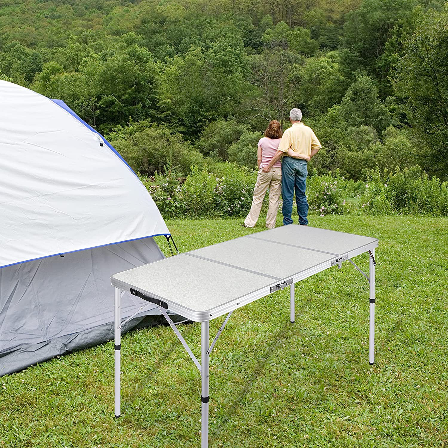 Ebern Designs Provaire Foldable Camping Table | Wayfair