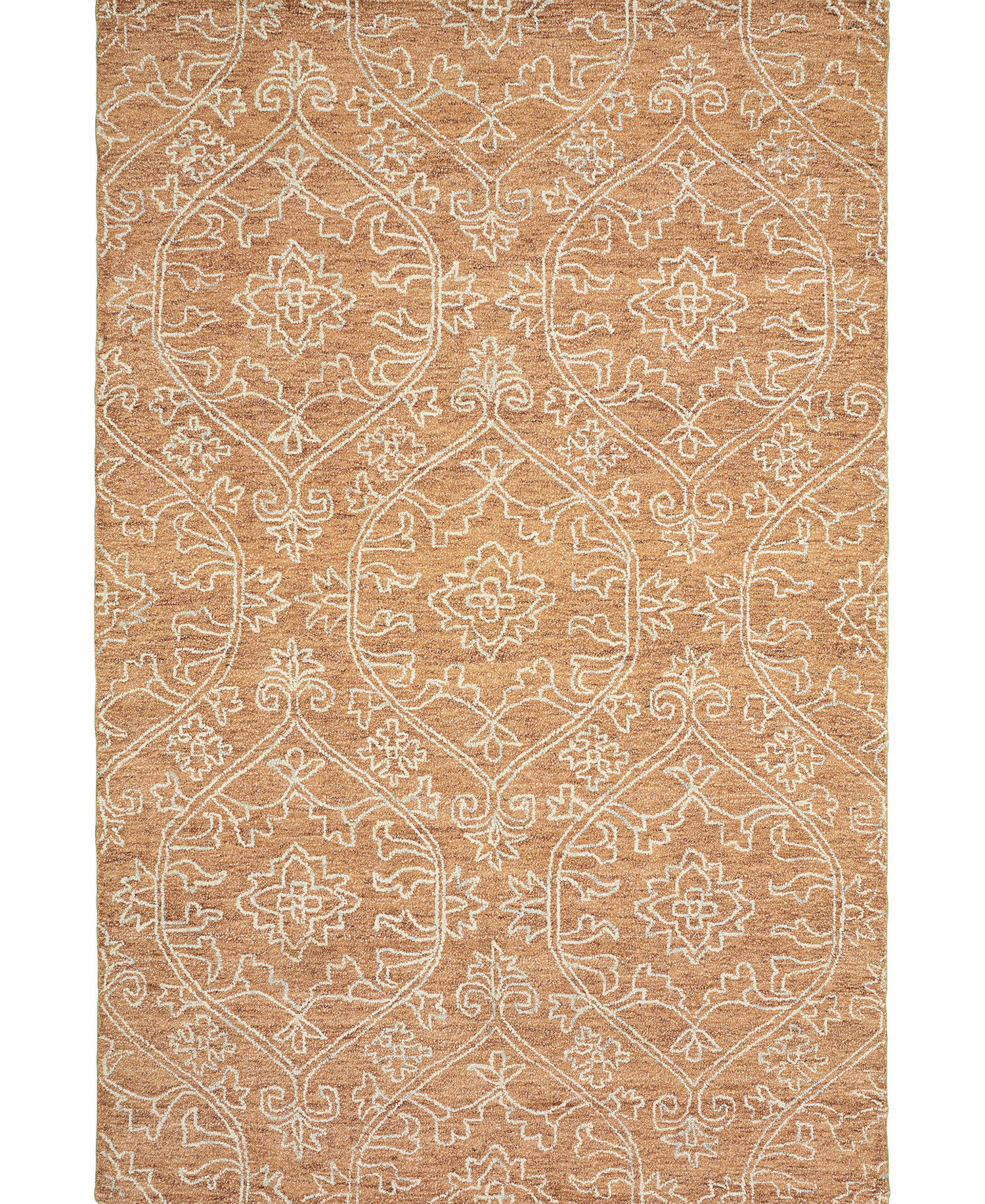 Bungalow Rose Hand Tufted Wool Floral Rug | Wayfair
