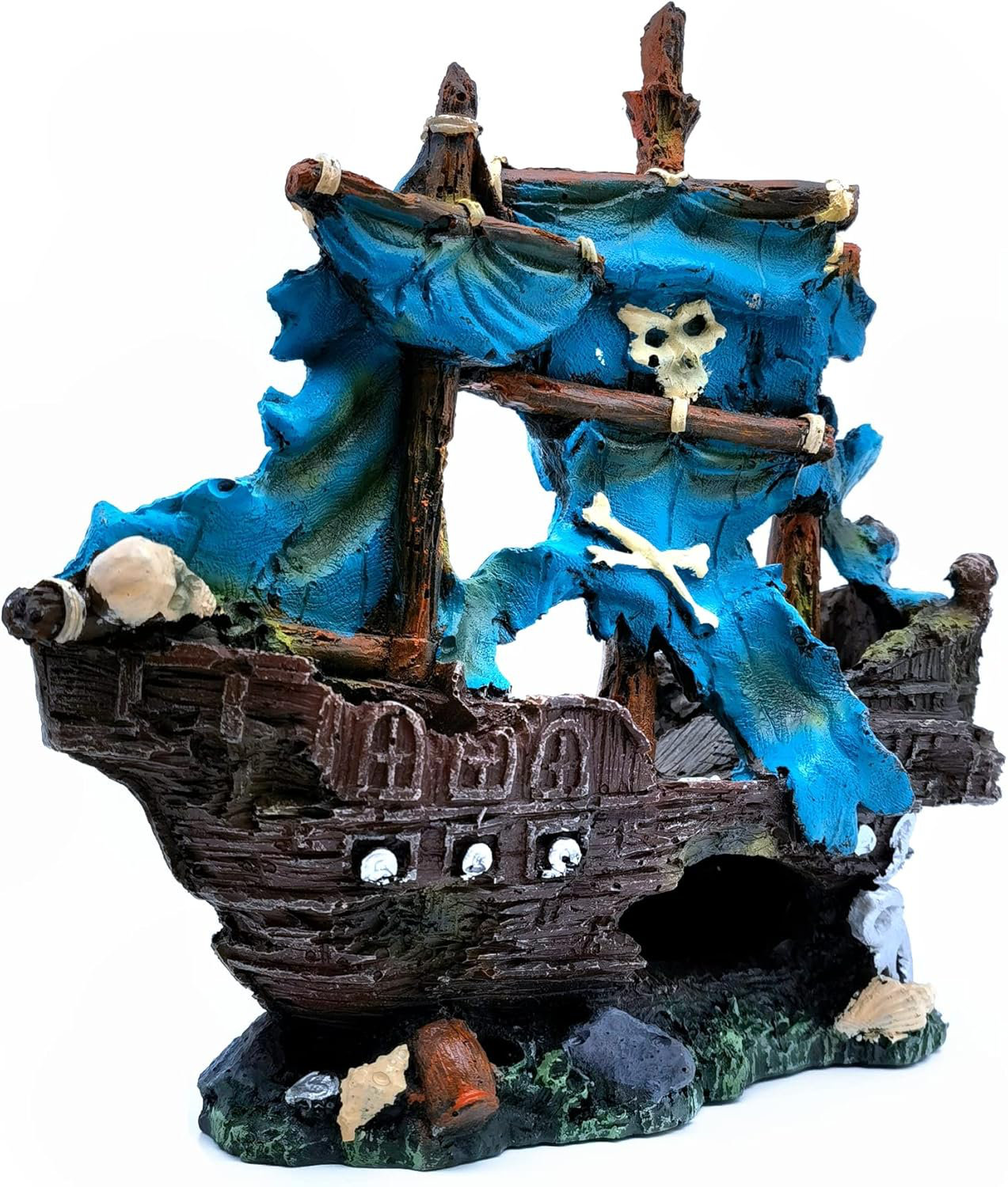 Breakwater Bay Antique Roman Column Ruins European Castle Aquarium ...