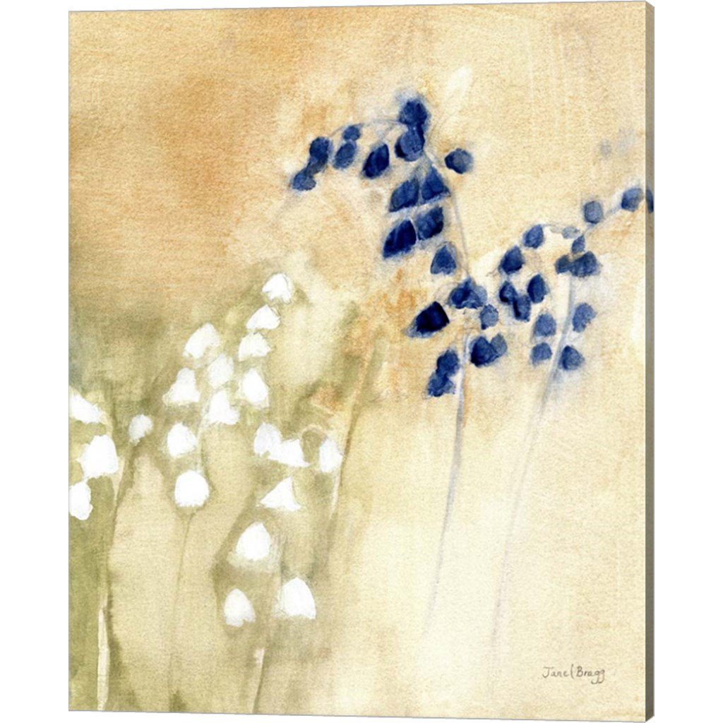 Winston Porter Floral with Bluebells and Snowdrops No. 2 by Janel Bragg ...