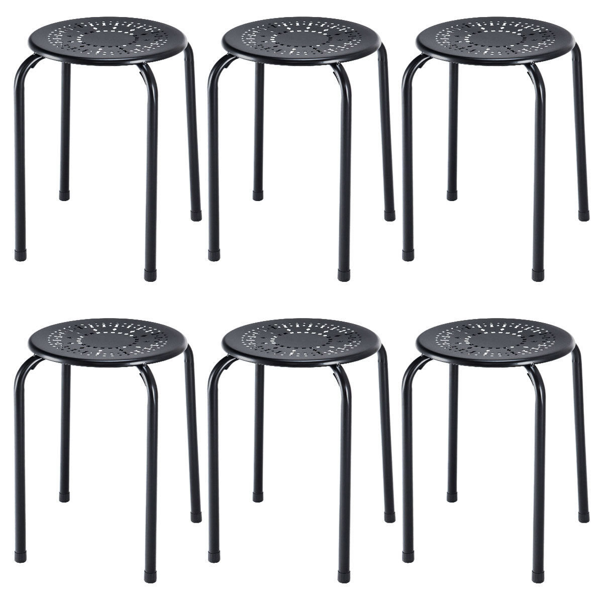 Ebern Designs Fakenham Metal Accent Stool & Reviews | Wayfair