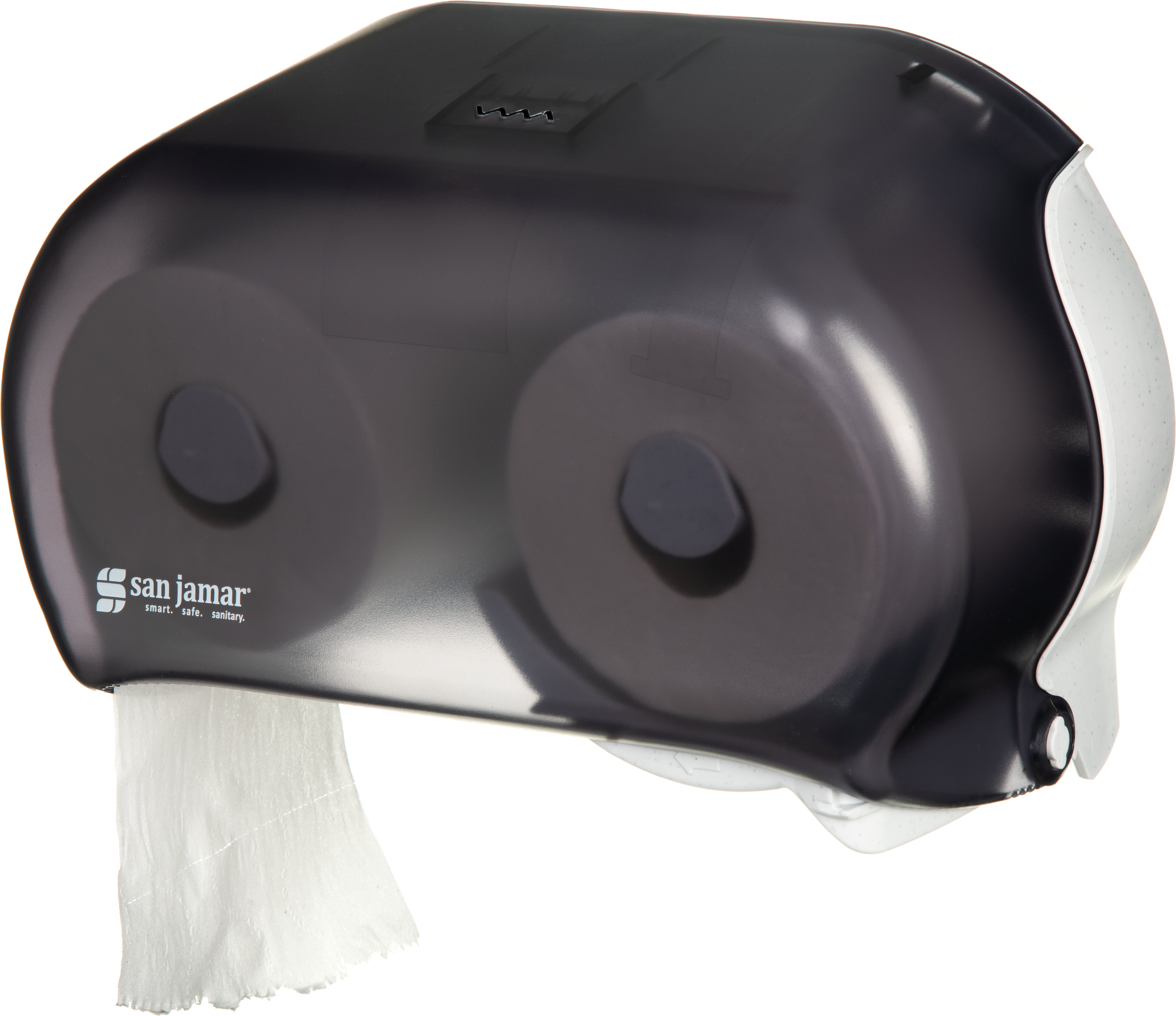 San Jamar Single Jumbo Toilet Tissue Dispenser in Black Pearl - Wayfair ...