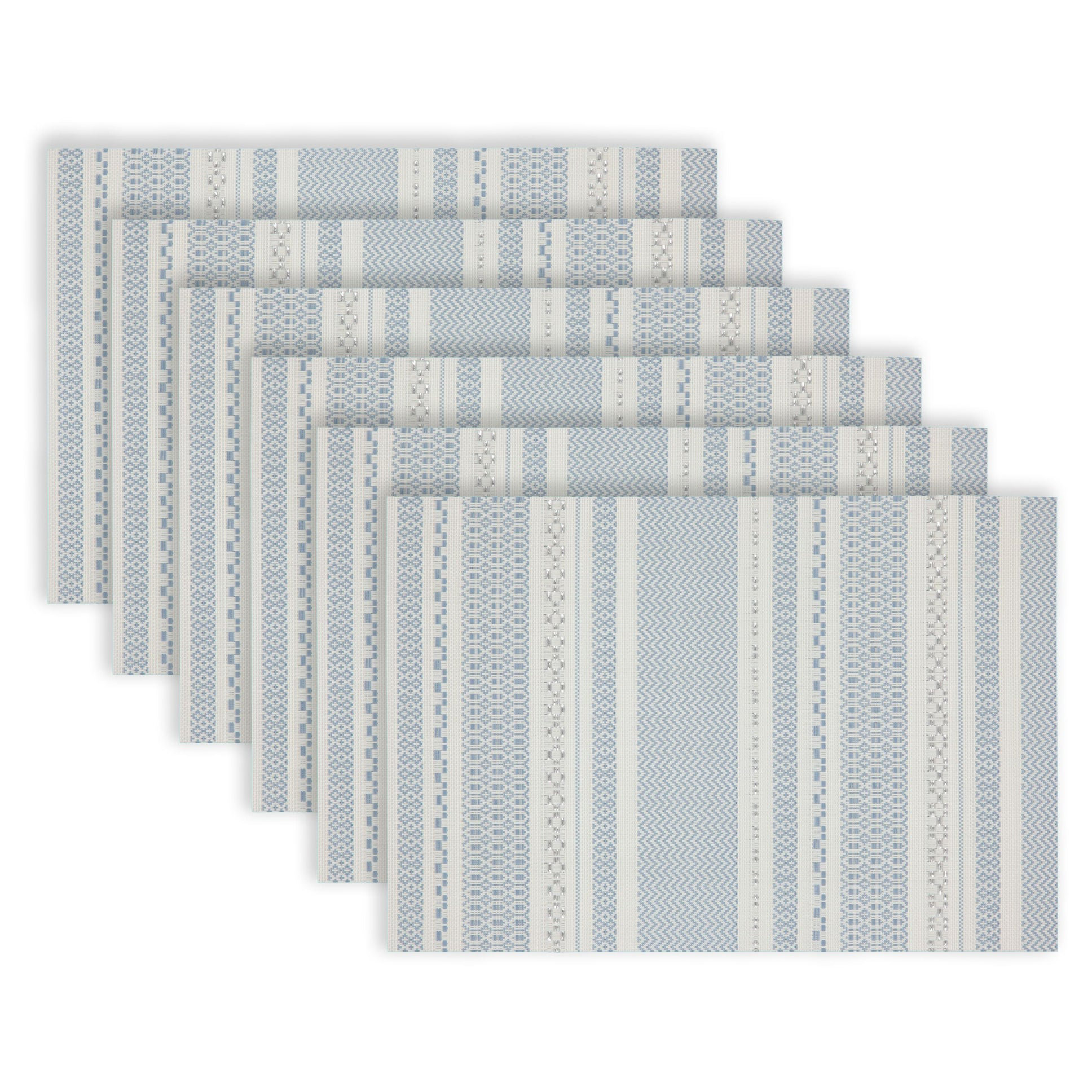 Ebern Designs Tyffanie Vinyl Maya Design Geometric Glitter Stripes ...