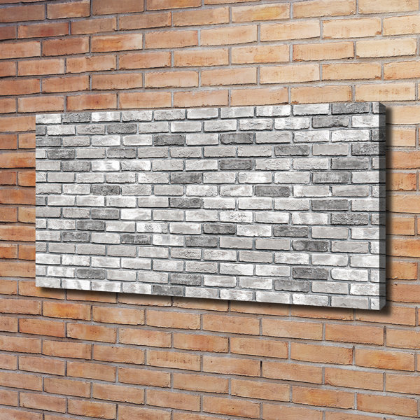 Williston Forge Brick Wall - No Frame Print on Canvas | Wayfair.ie