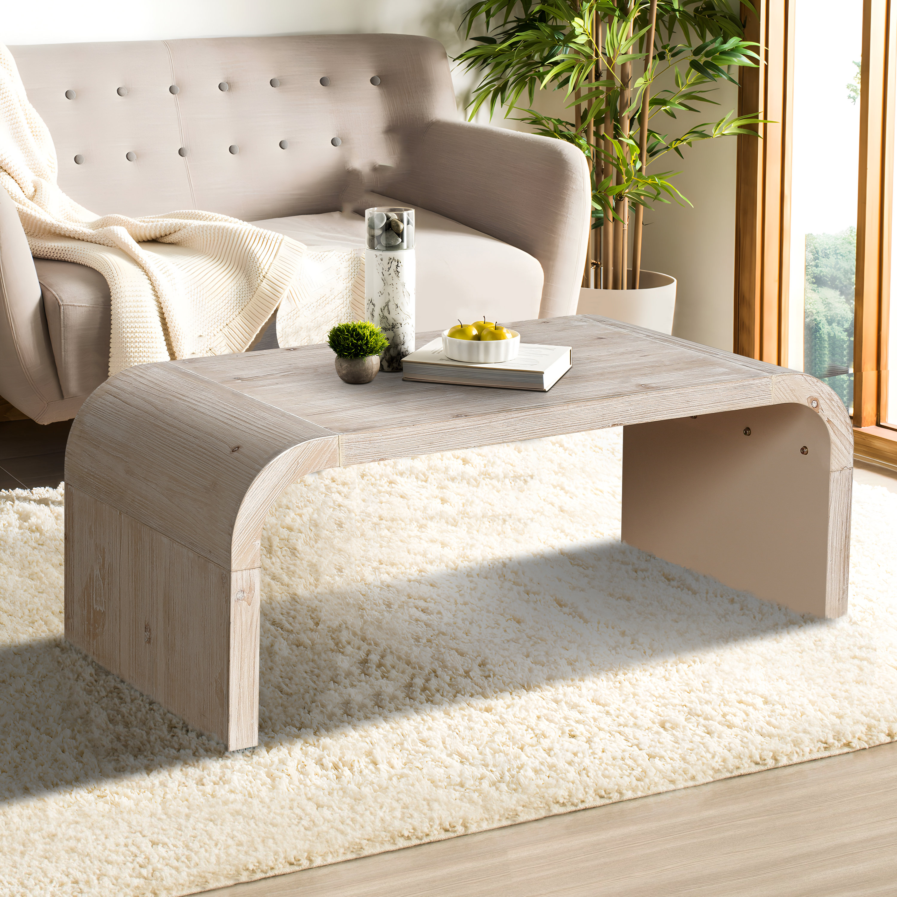 Wade Logan Gerald Vintage Crafted Coffee Table - Wayfair Canada