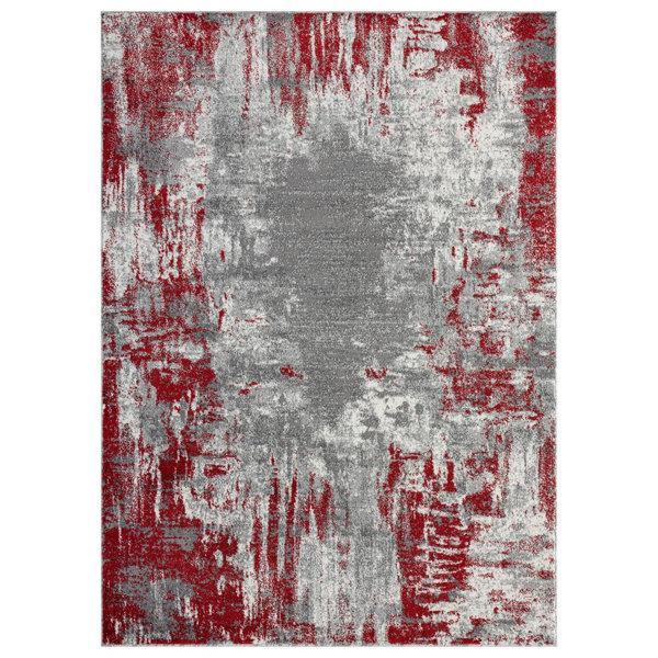 17 Stories Abstract Rug | Wayfair
