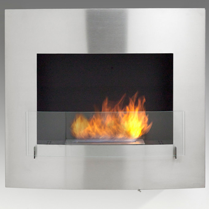 Eco-Feu Foyer mural au bio-éthanol Wynn - Wayfair Canada