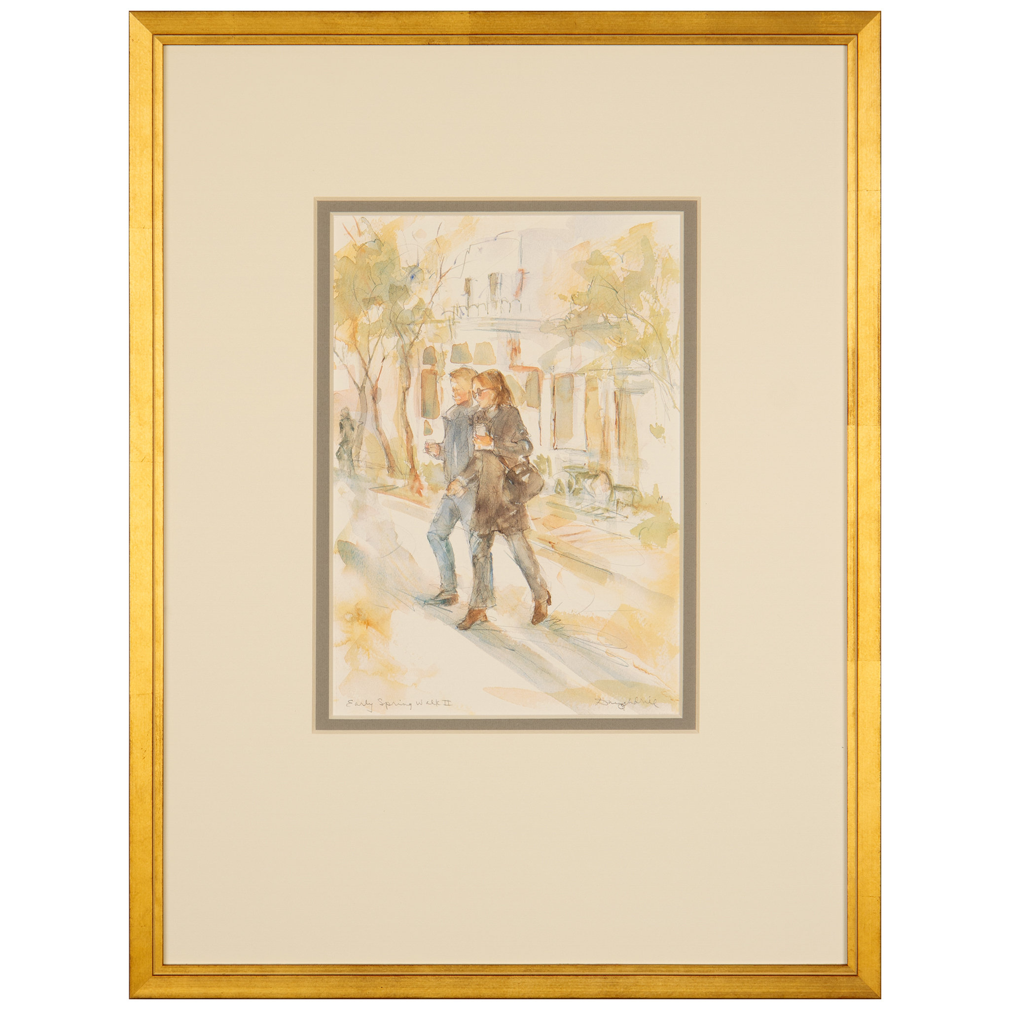 The Natural Light Early Spring Walk II - Picture Frame Painting | Wayfair