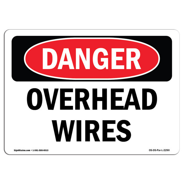 SignMission Overhead Wires Sign - Wayfair Canada