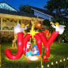 The Holiday Aisle® 8 Ft Christmas Inflatables Joy Nativity Decoration ...