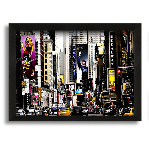 Brayden Studio New York Broadway Days Framed Print - Single Picture ...