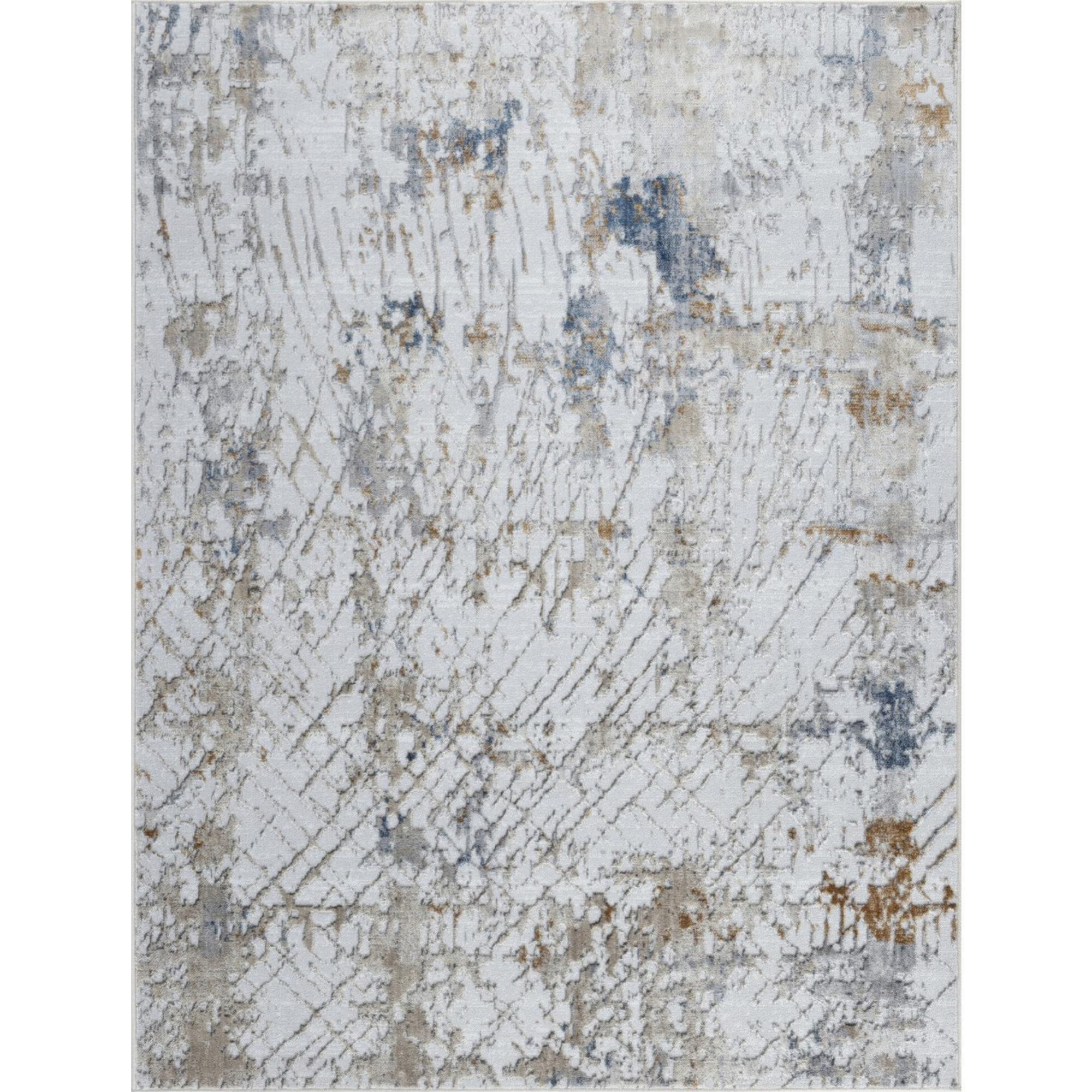 17 Stories Textures GC_ART2004 Multi 7 ft. 10 in. x 9 ft. 10 in. Area ...