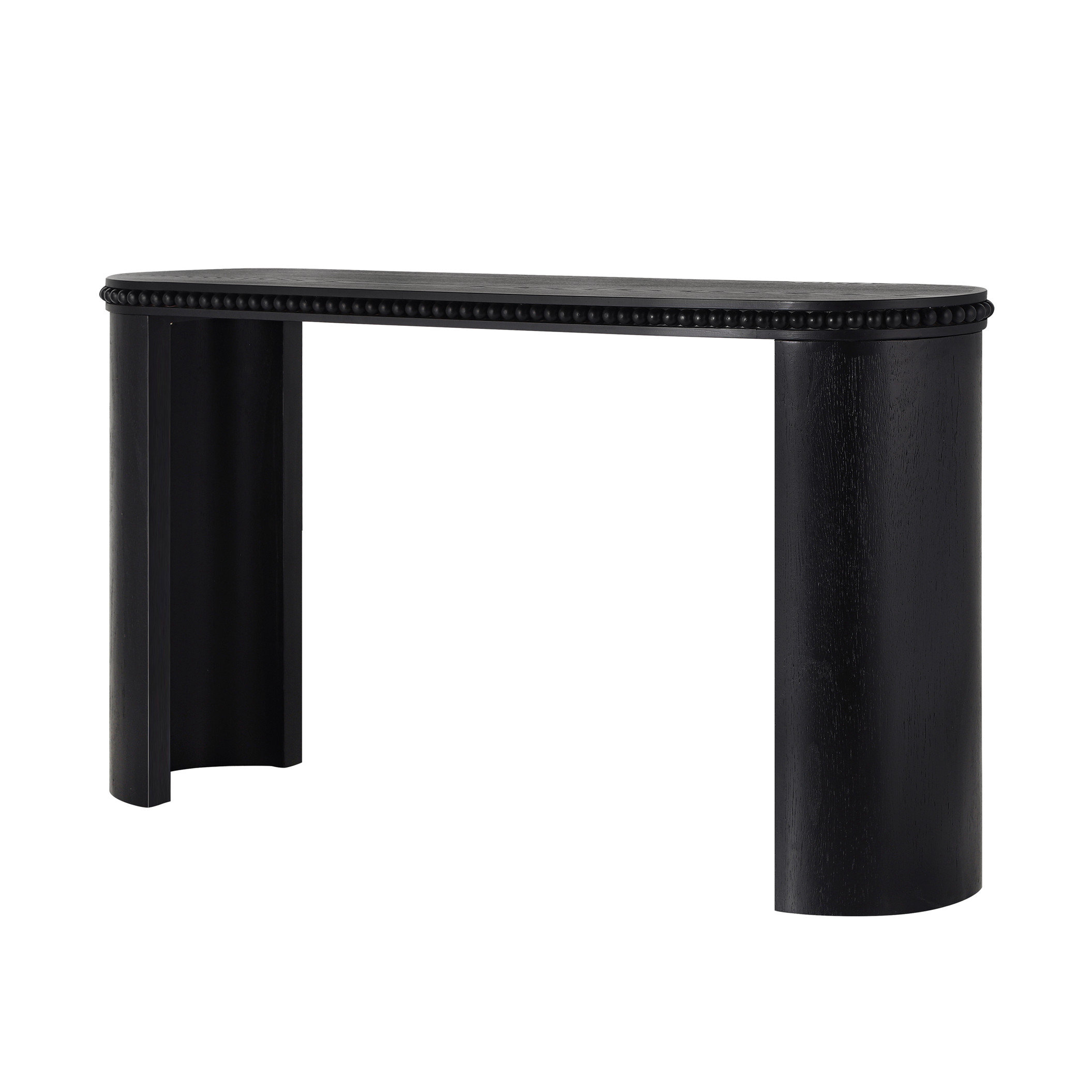 Dakota Fields Mirod Vintage Console Table with Beaded Trim and ...