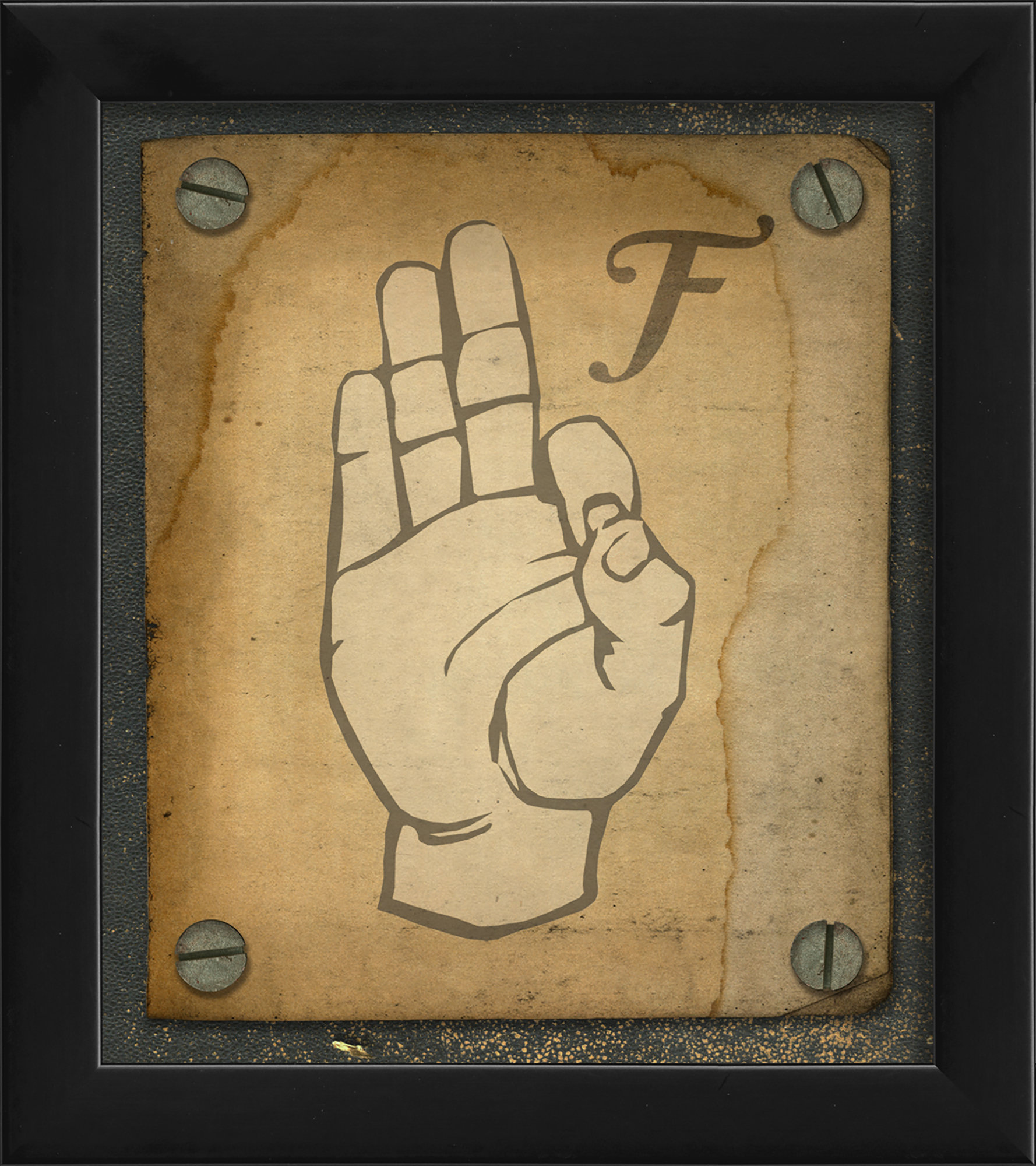 The Artwork Factory Sign F Framed Graphic Art - Wayfair Canada