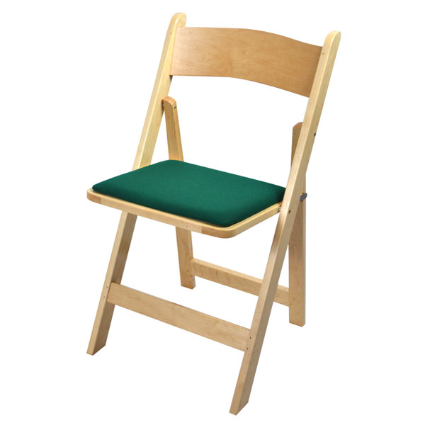 Kestell Furniture Padded WOOD FOLDING CHAIR Folding Chair & Reviews ...