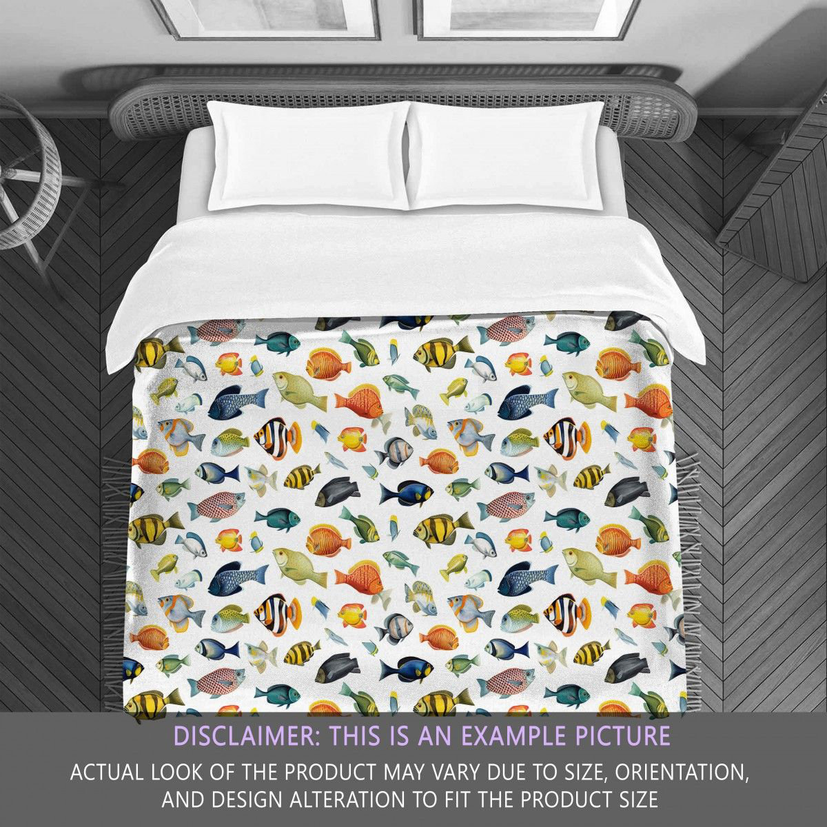 VisionDecor Tropical Fish Animal Bedding | Wayfair