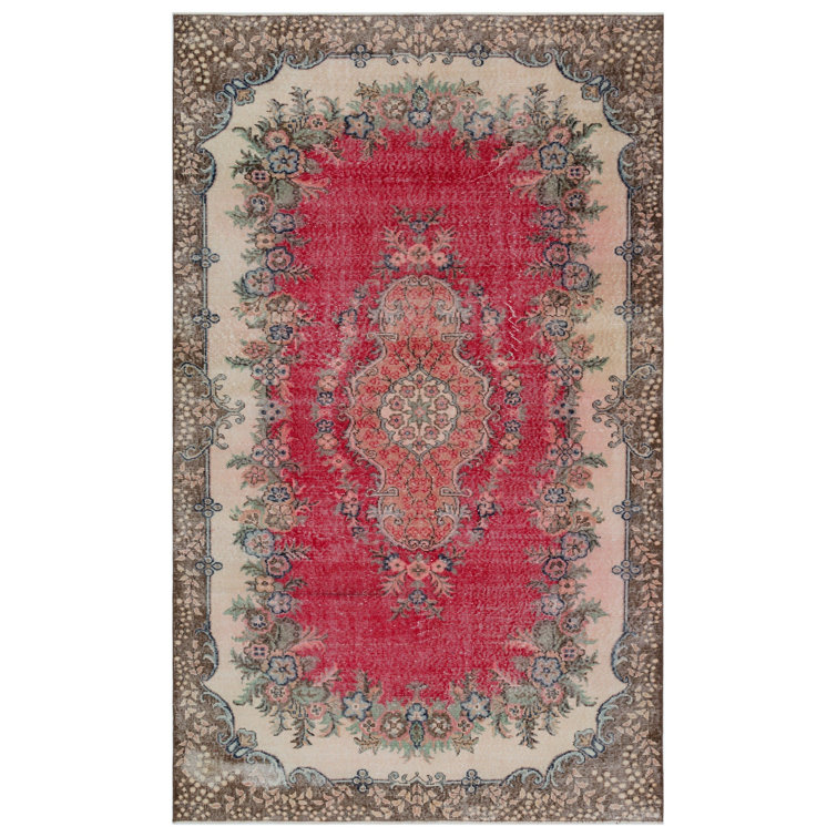 August Grove Square Eita Hand Knotted Area Rug | Wayfair.co.uk