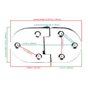 CKP Butler Tray Hinge | Wayfair
