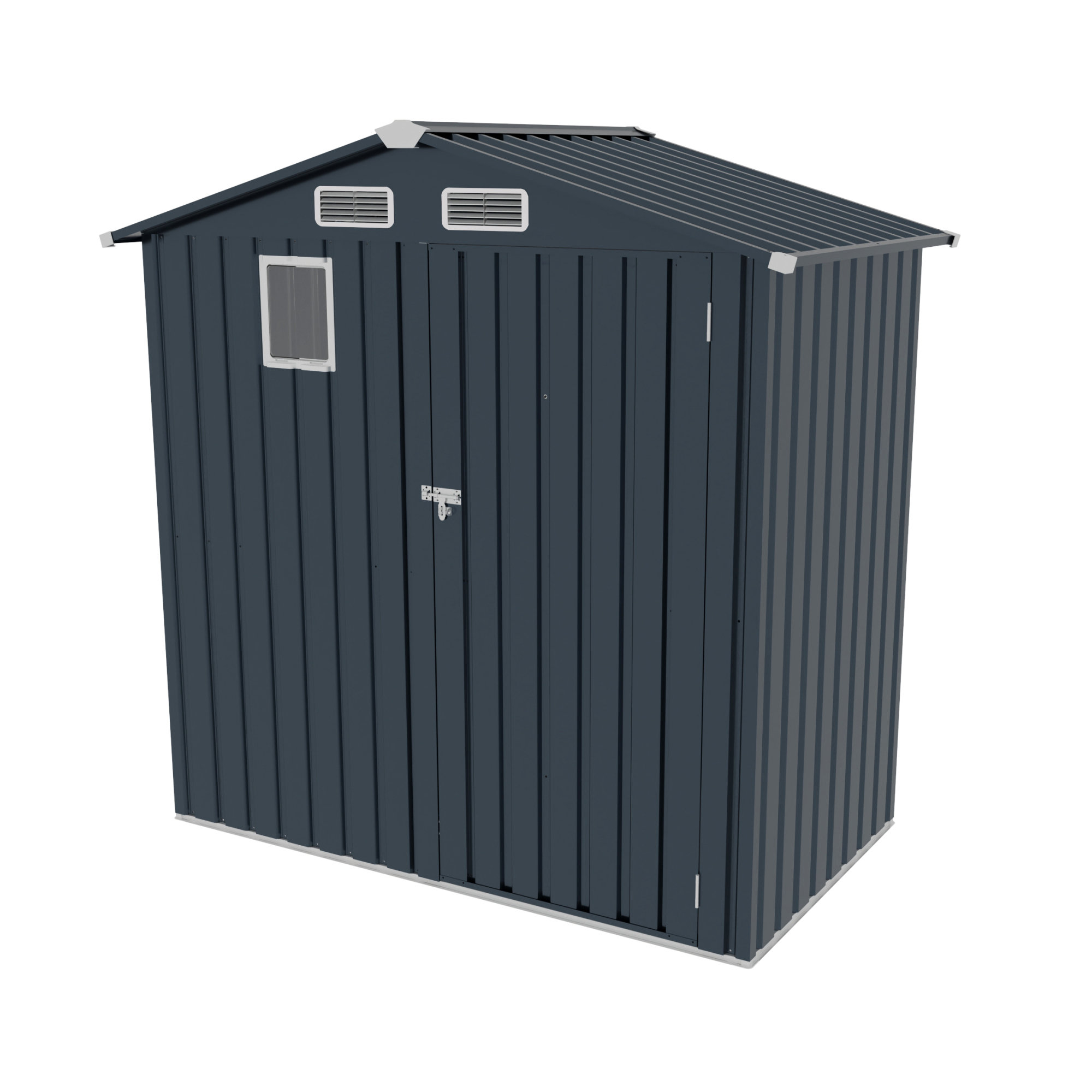 eleuo Secure Storage Metal Shed Stylish Fits Gardens, Patios ...