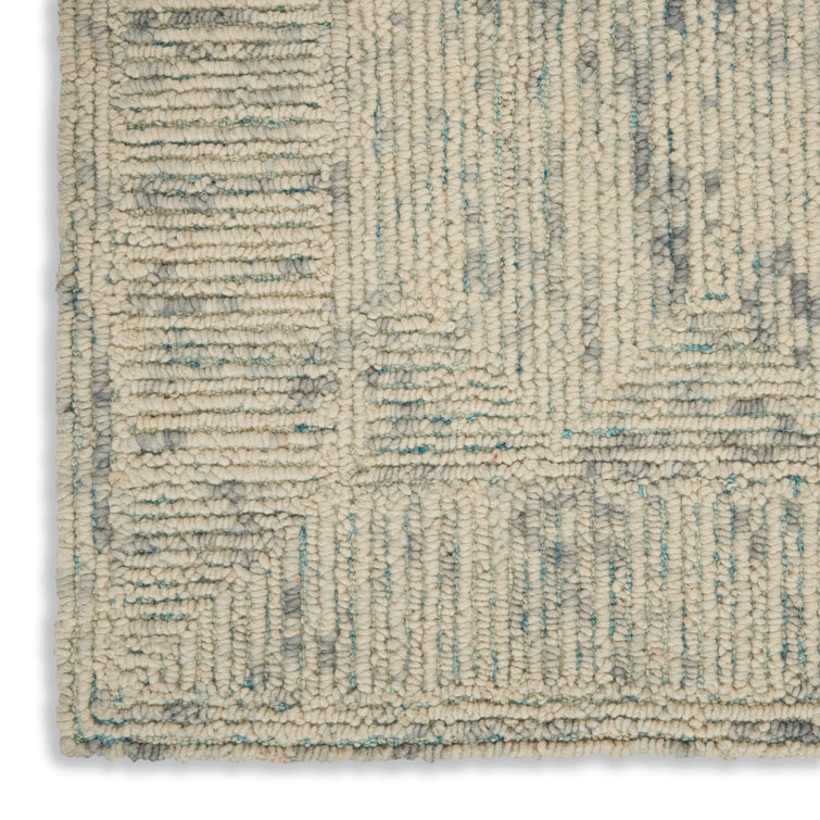 Jordy Hand Tufted Wool Gray/Ivory Rug & Reviews | Joss & Main