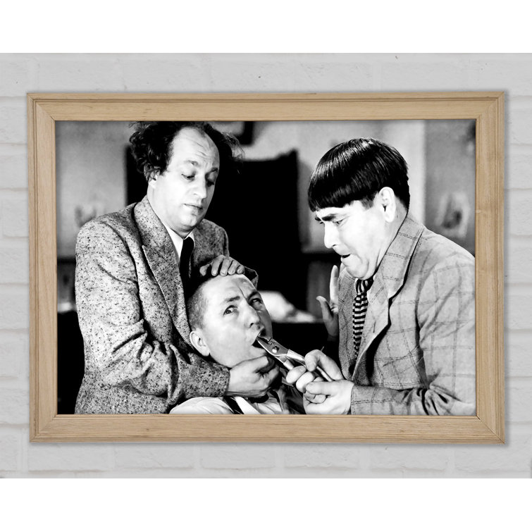 Ebern Designs The Three Stooges Tooth Pull - Single Picture Frame Art ...
