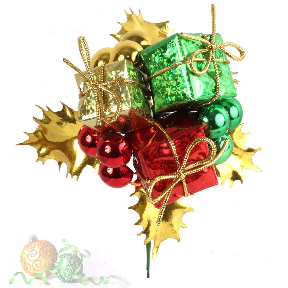 The Holiday Aisle® Pack of 24: Multi-Color Christmas Ornament Picks, 7 ...