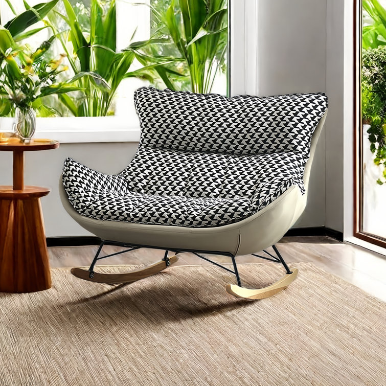 VIBORZ Upholstered Rocking Chair | Wayfair