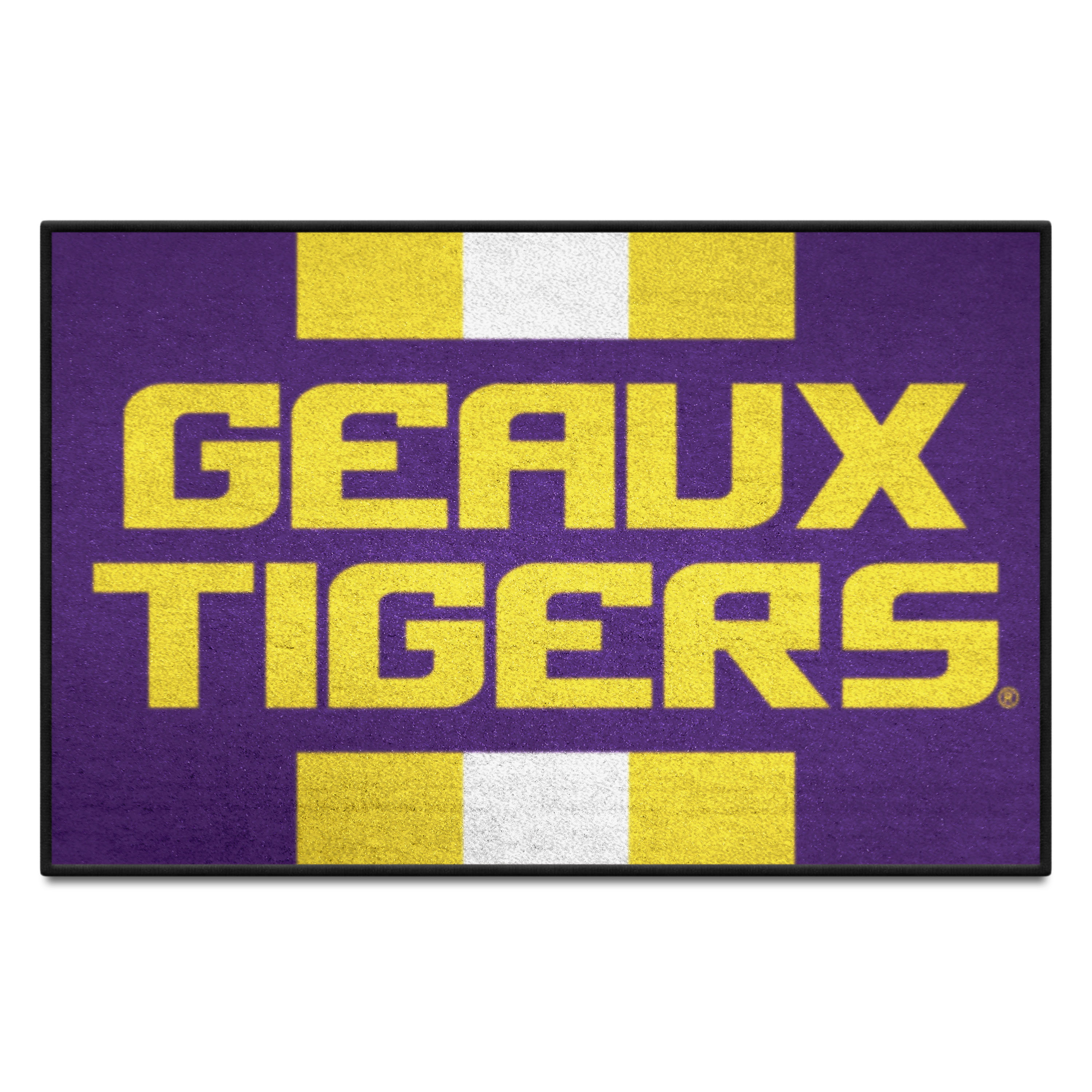 FANMATS LSU_LSU Tigers Starter Mat Accent Rug - 19In. X 30In. Slogan ...