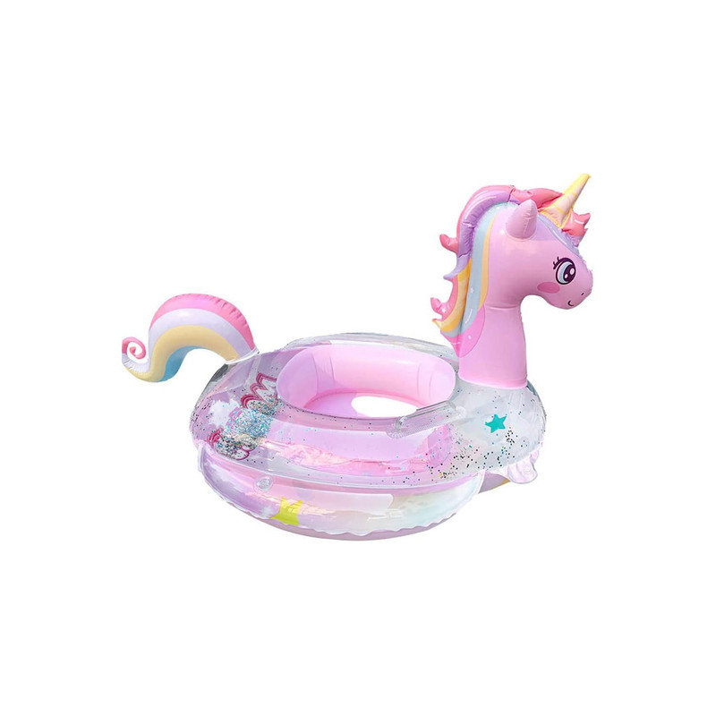 JASODI Inflatable Floatie Raft with Handle Safety Seat, Children Waist ...