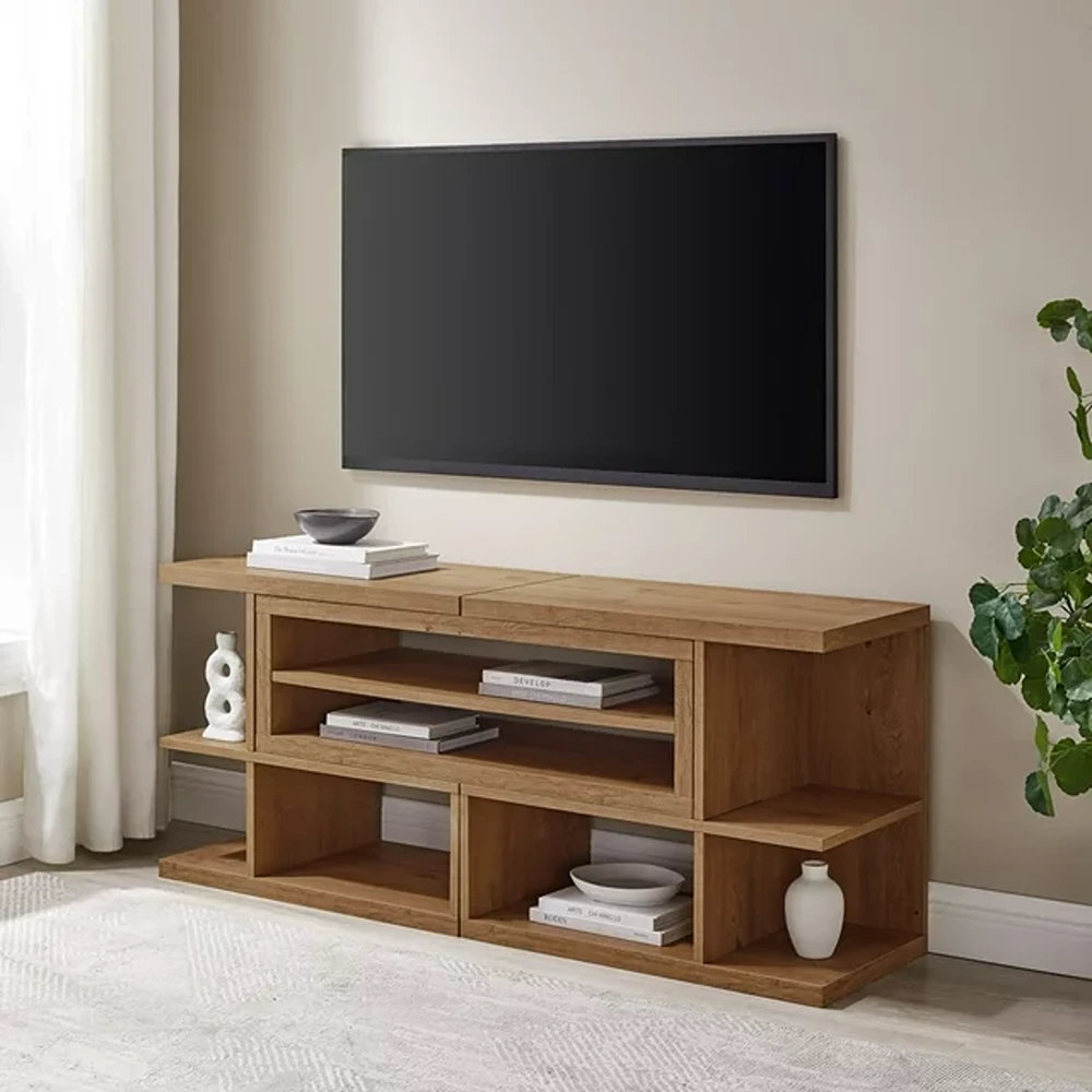 Loon Peak® Condry 55" Open Storage Adjustable TV Stand & Reviews | Wayfair
