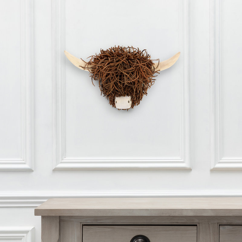 Voyage Maison Highland Cow Handmade Animals Bust & Reviews | Wayfair.co.uk