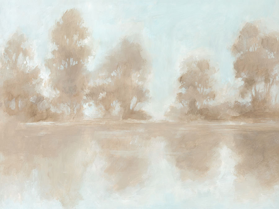 Chelsea Art Studio Trees Near Water by Richard Ryder - Painting Framed ...