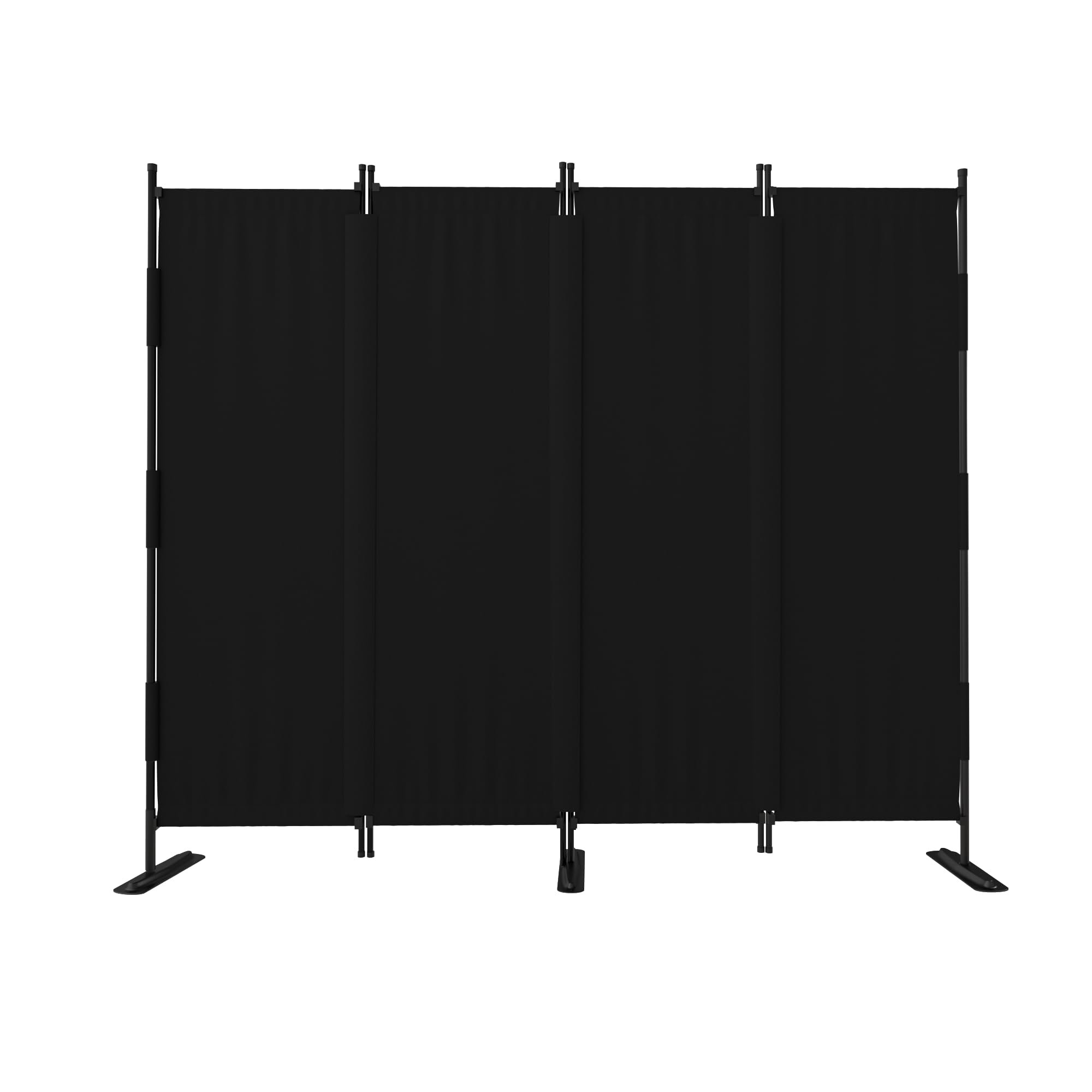 Latitude Run® Room Divider 4 Panel Folding Privacy Screen, Portable ...