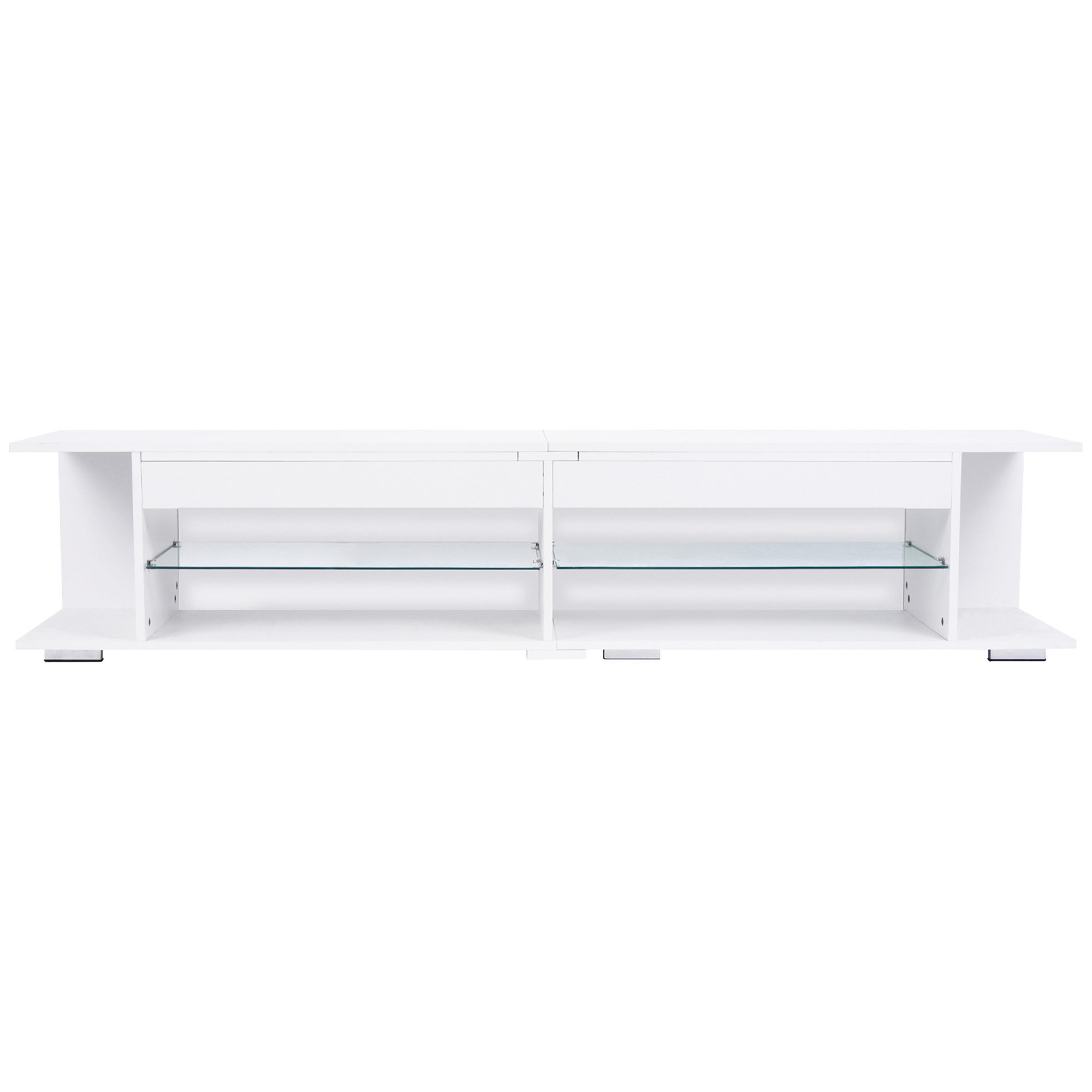 Ivy Bronx LED TV Stand Modern Entertainment Center With Storage High ...