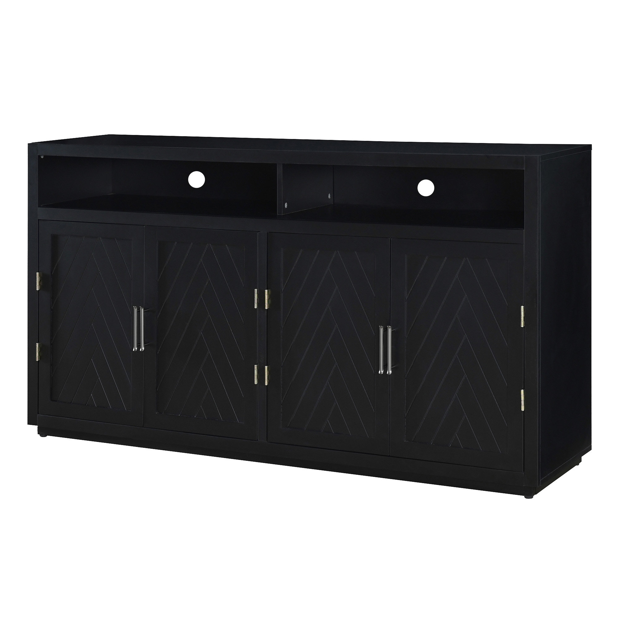 Ebern Designs 4-Door Classic Sideboard With Open Storage And Adjustable ...