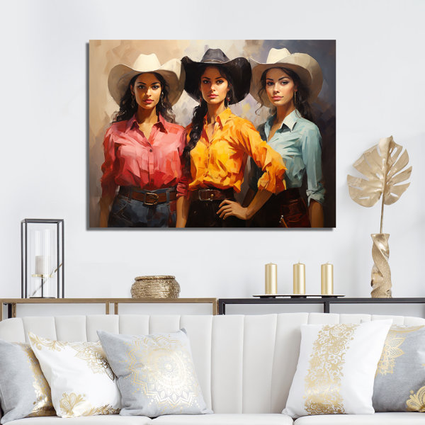 Winston Porter Popart Cowgirl Western Charisma III - Cowgirls Wall Art ...