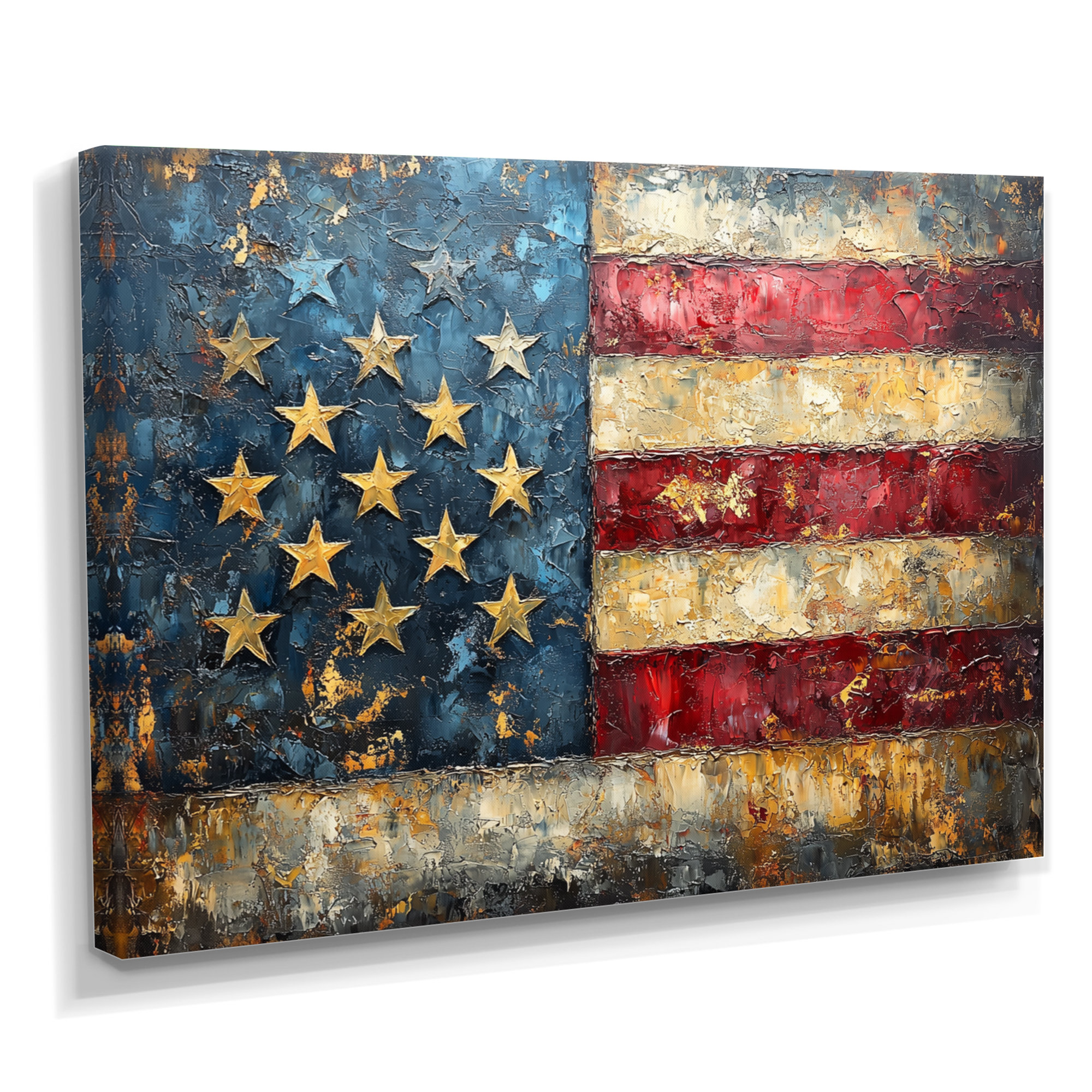 17 Stories Usa Flag Emancipation Proclamation I - USA Wall Art | Wayfair