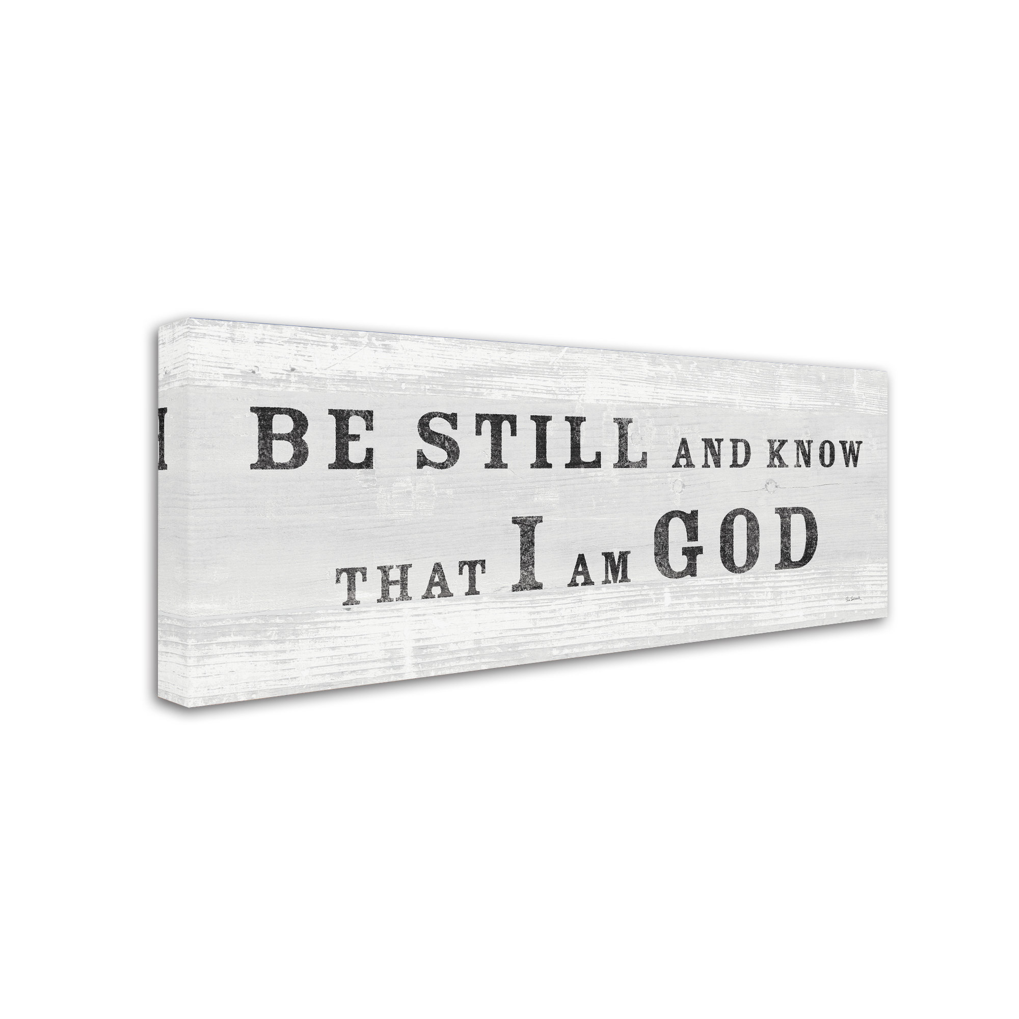 Trinx 'Signs of Faith V' Textual Art on Wrapped Canvas | Wayfair