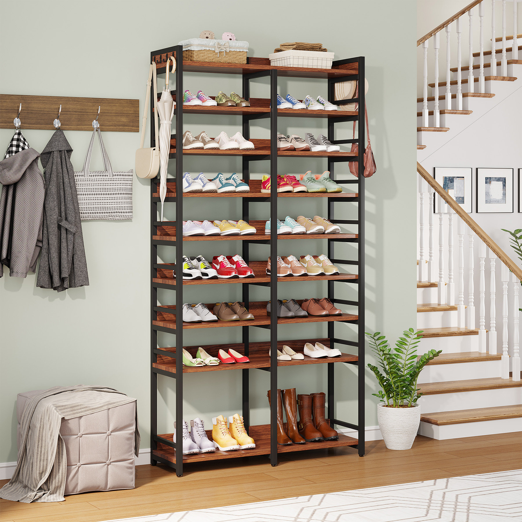 Rebrilliant 36 Pair Shoe Storage | Wayfair