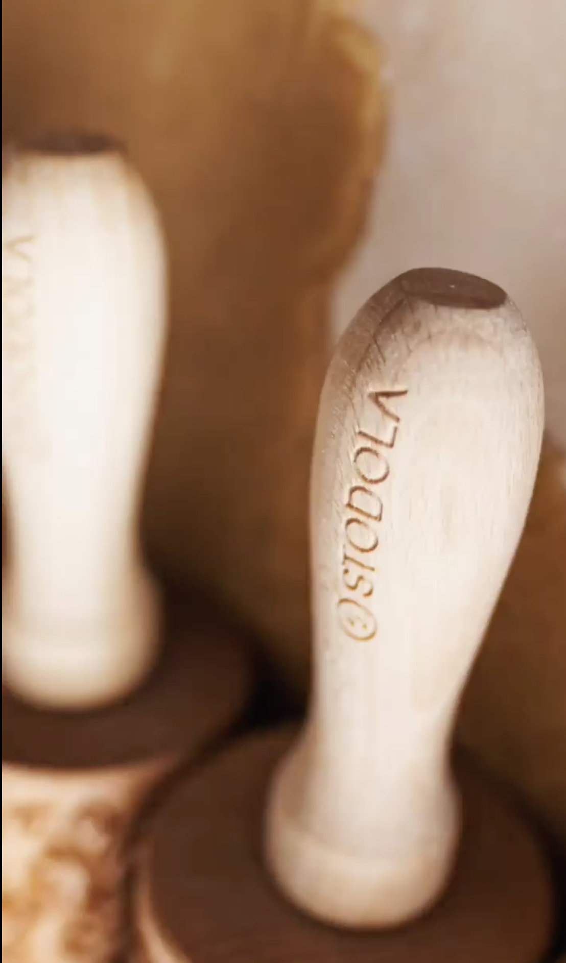 Stodola Engraved Large Wood Rollin Pin with Baby Print Pattern | Wayfair