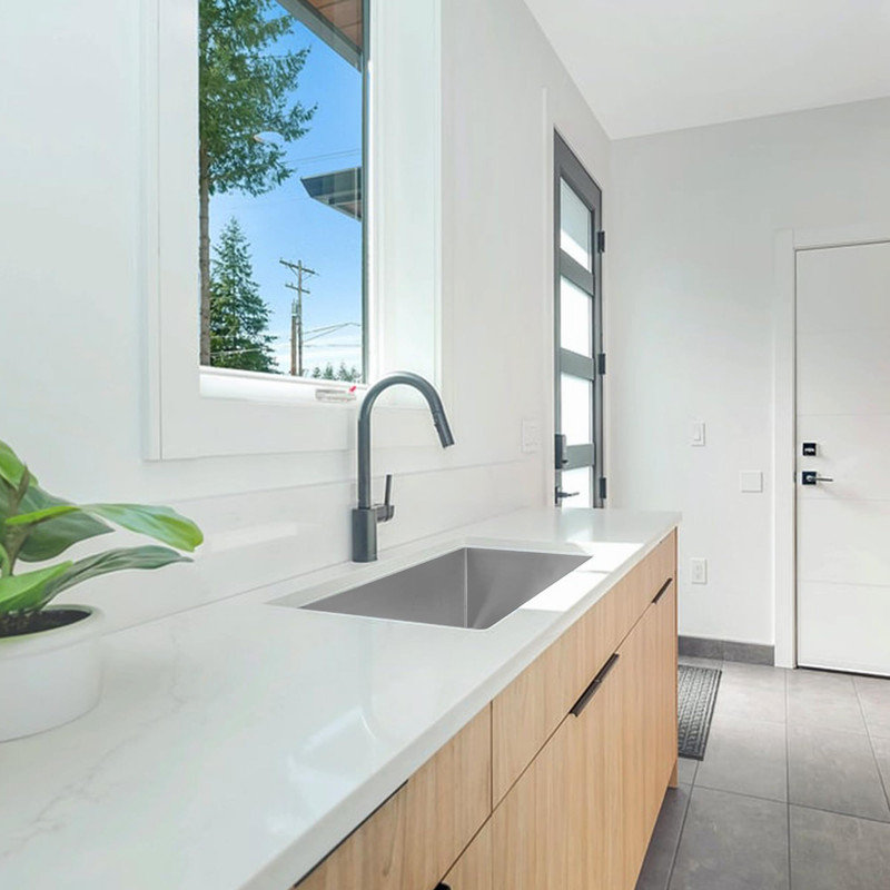 MENSARJOR 30-Inch Undermount Kitchen Sink, Premium 304 Stainless Steel ...