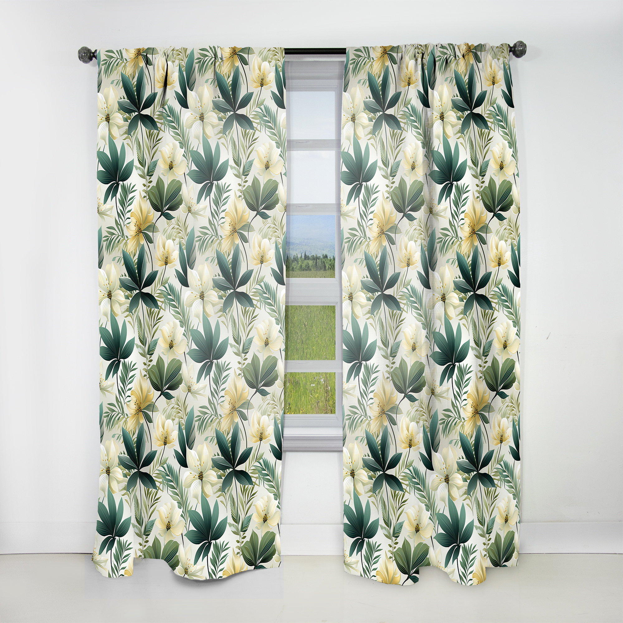 Design Art Minimalist Flora Tropical Pattern III - Tropical Velvet ...
