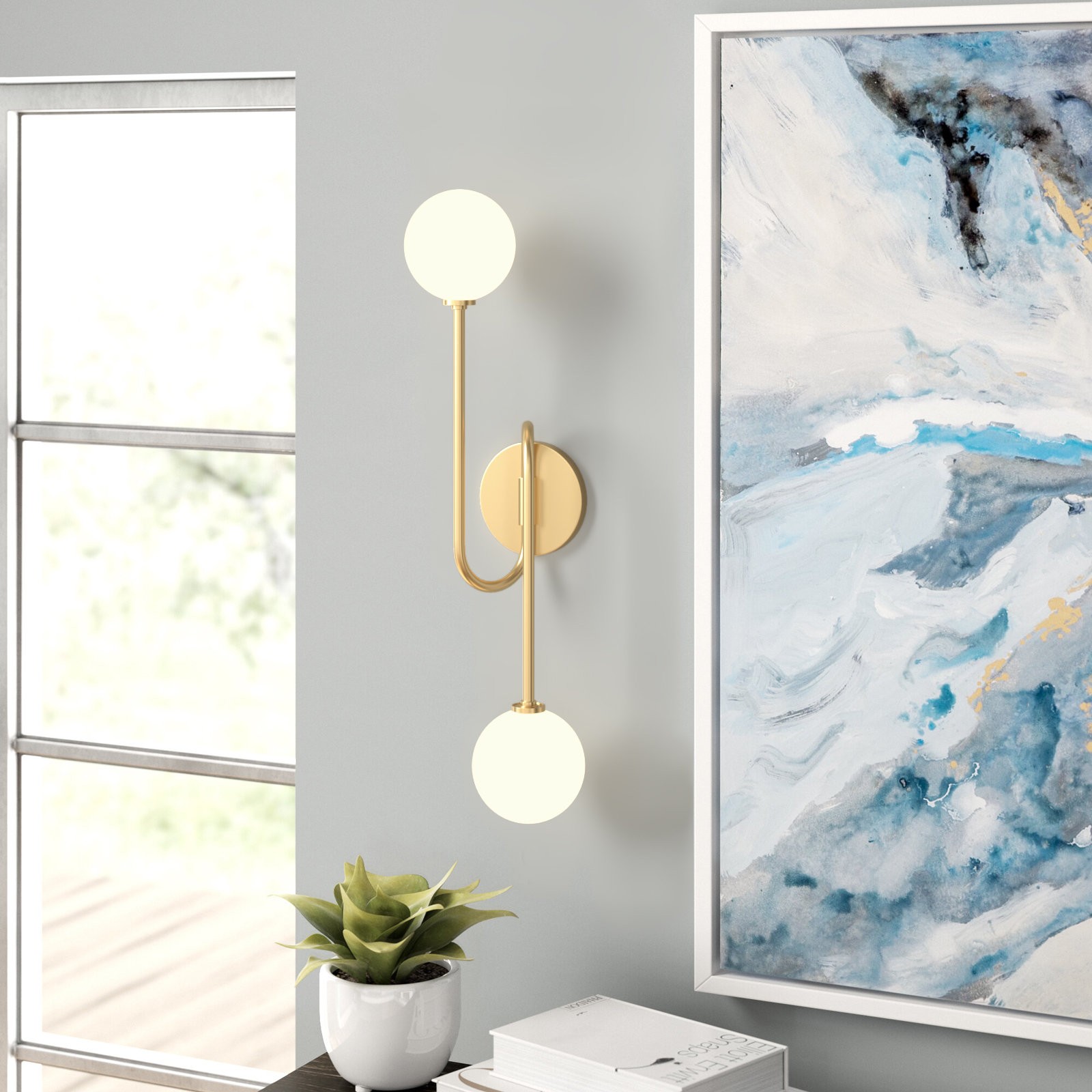 Joss & Main Zelpha 2 Light Sconce & Reviews - Wayfair Canada