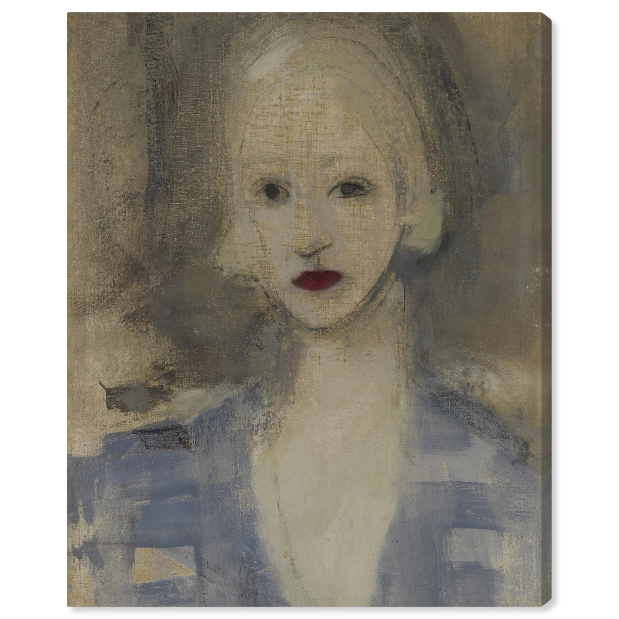 Art Remedy Blond Woman Canvas Vintage Classic Portrait by Art Remedy ...