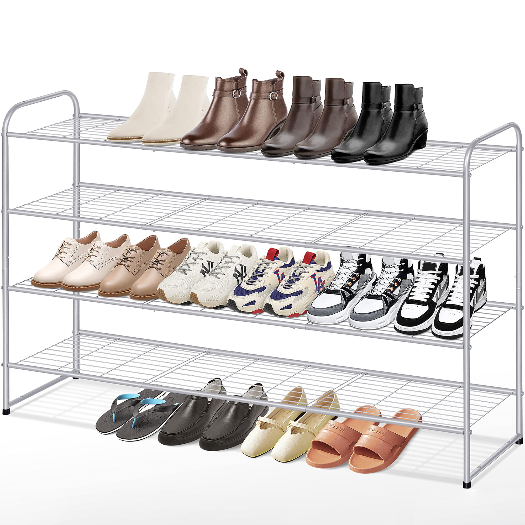 Rebrilliant 24 Pair Shoe Rack | Wayfair
