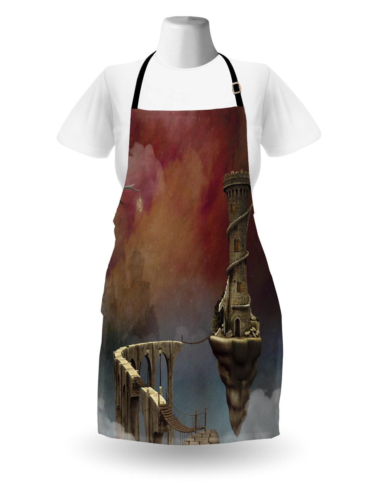 East Urban Home Fantasy Apron Unisex, Medieval Castle, Adult Size ...