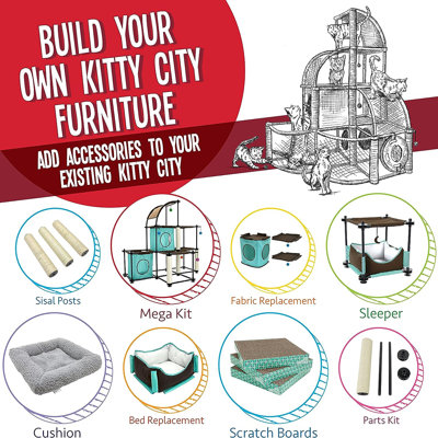 Kitty City Square Cat Bed & Reviews | Wayfair