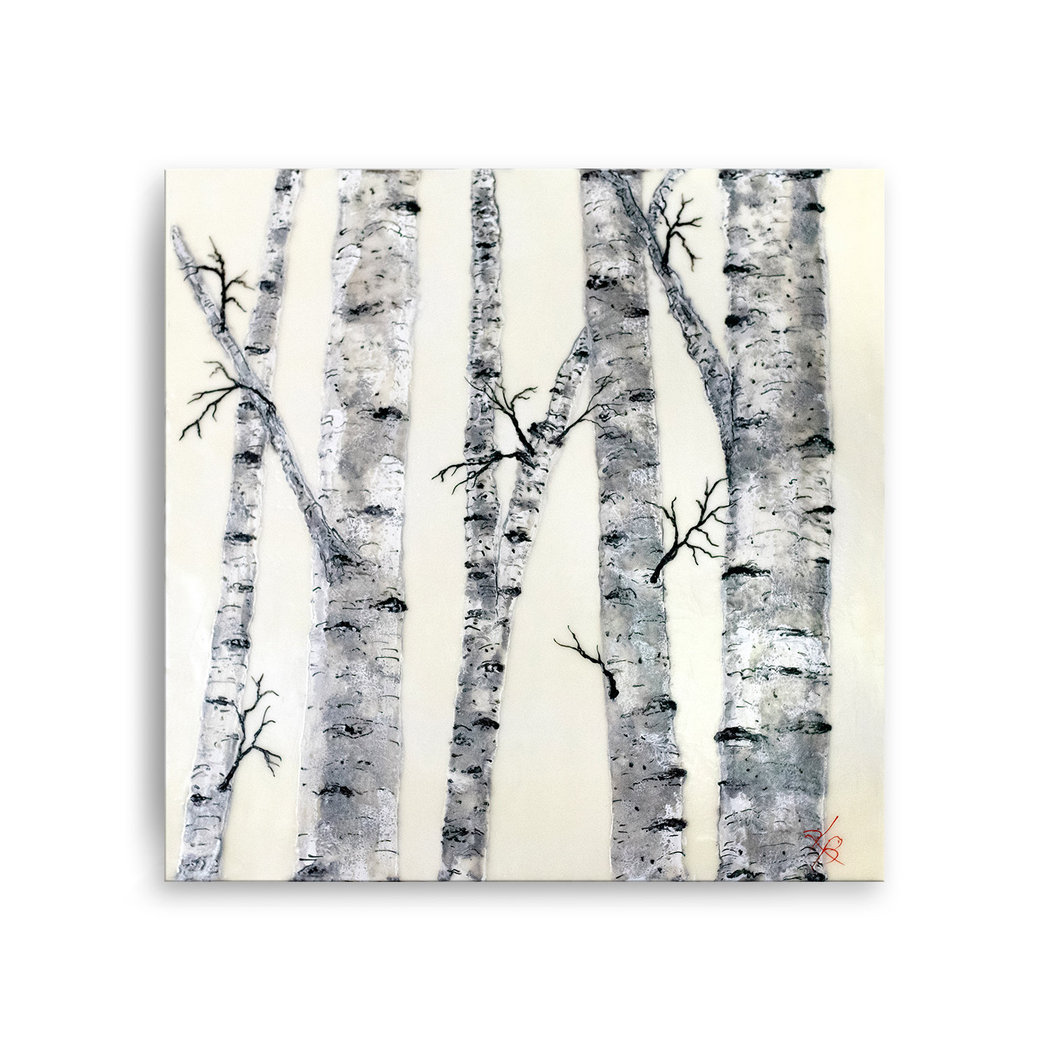 Millwood Pines Monoscape XVII by Karen Biery - Painting Print | Wayfair
