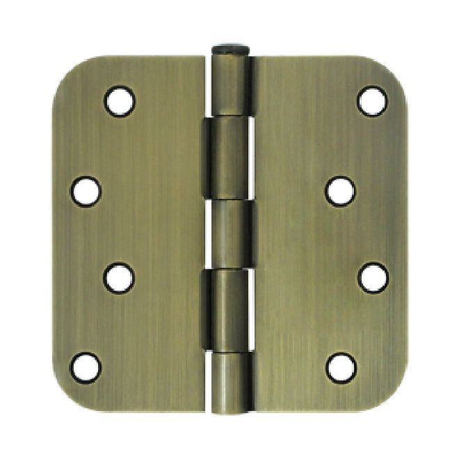 Deltana 4" H x 4" W Steel Radius Door Hinge | Wayfair