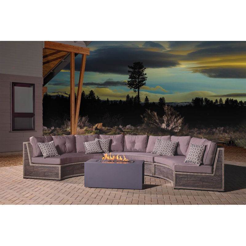 Arlmont & Co. Riegel Relic Steel Propane Fire Pit | Wayfair